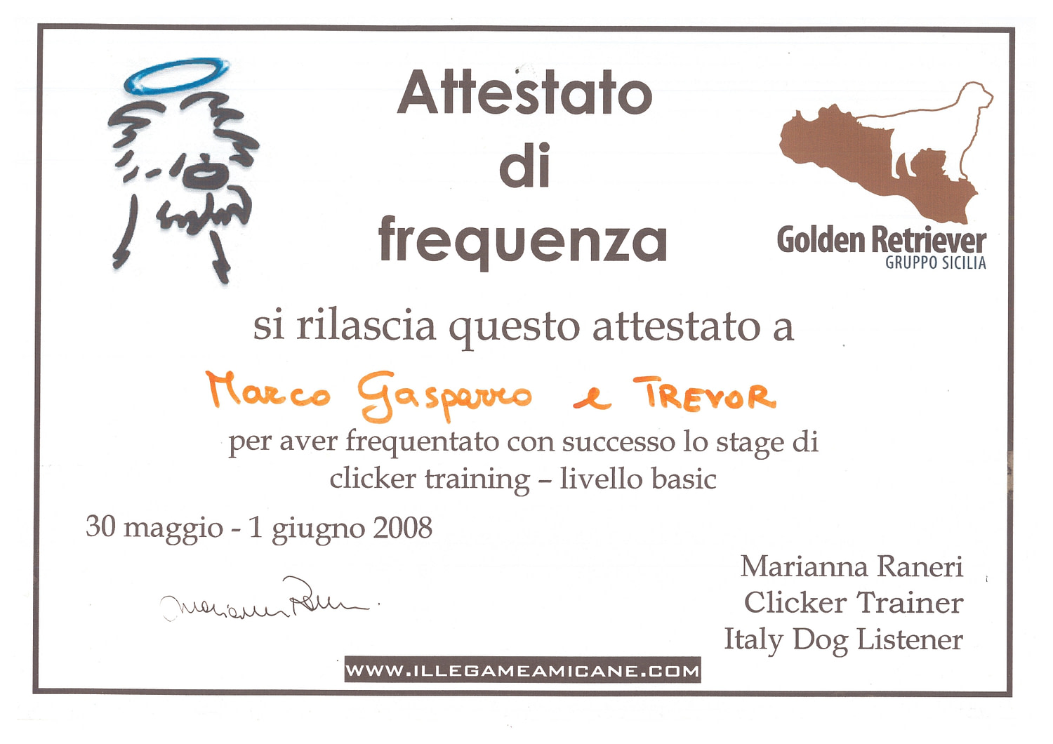 Stage di Clicker Training - Howl Song